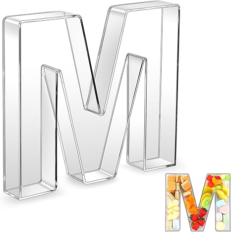 Amazon.com: Uiifan 10'' Acrylic Letter Box Form Tray Display Fillable ...