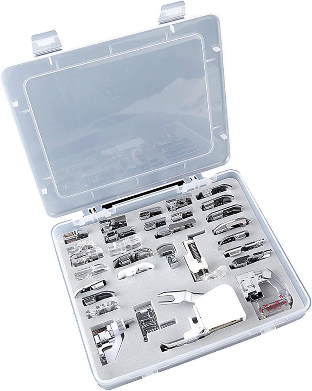 Amazon.com: Professional 52pcs Sewing Machine Sewing Foot Presser foot ...