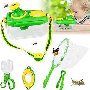 Amazon.com: Bug Catcher for Kids - Bug Catching Kit with Bug Collector Butterfly Net Insect ...