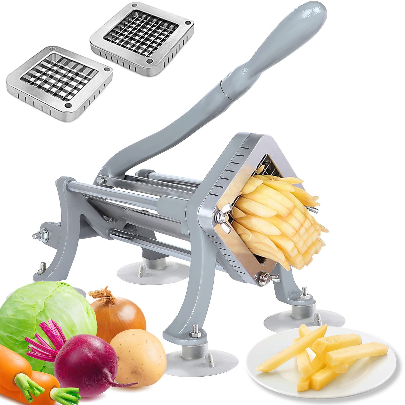 Commercial French Fry Cutter Stainless Steel,Professional Potato Cutter ...