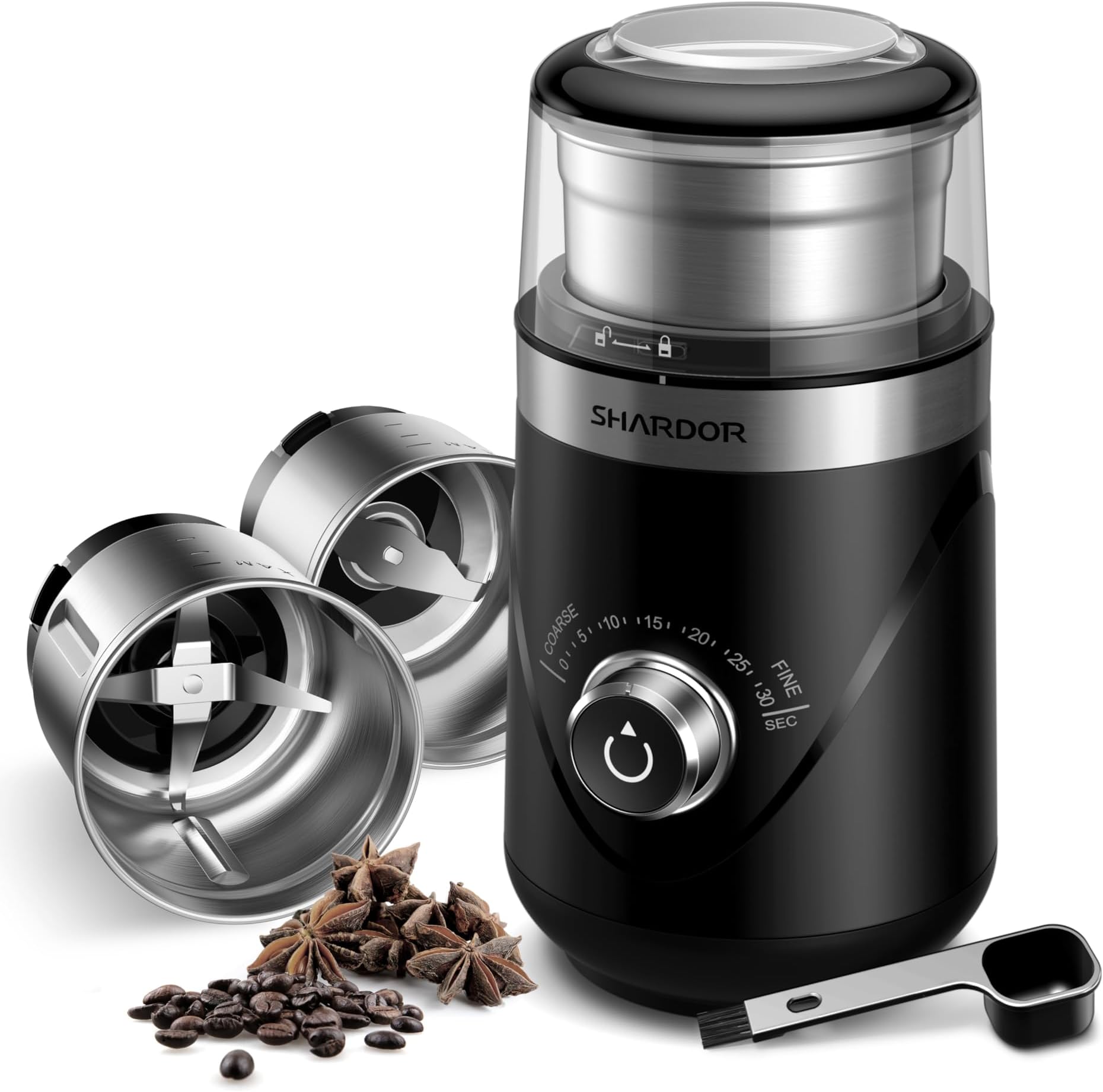 Amazon.com: KitchenAid Blade Coffee and Spice Grinder Combo Pack - Onyx ...
