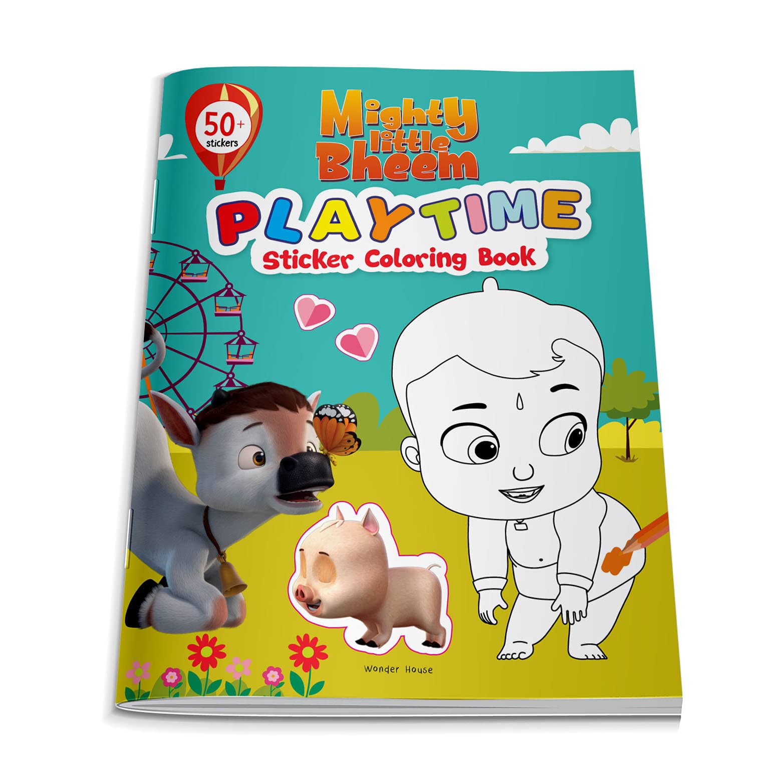 Buy Mighty Little Bheem Playtime Sticker And Coloring Fun Activity Book ...
