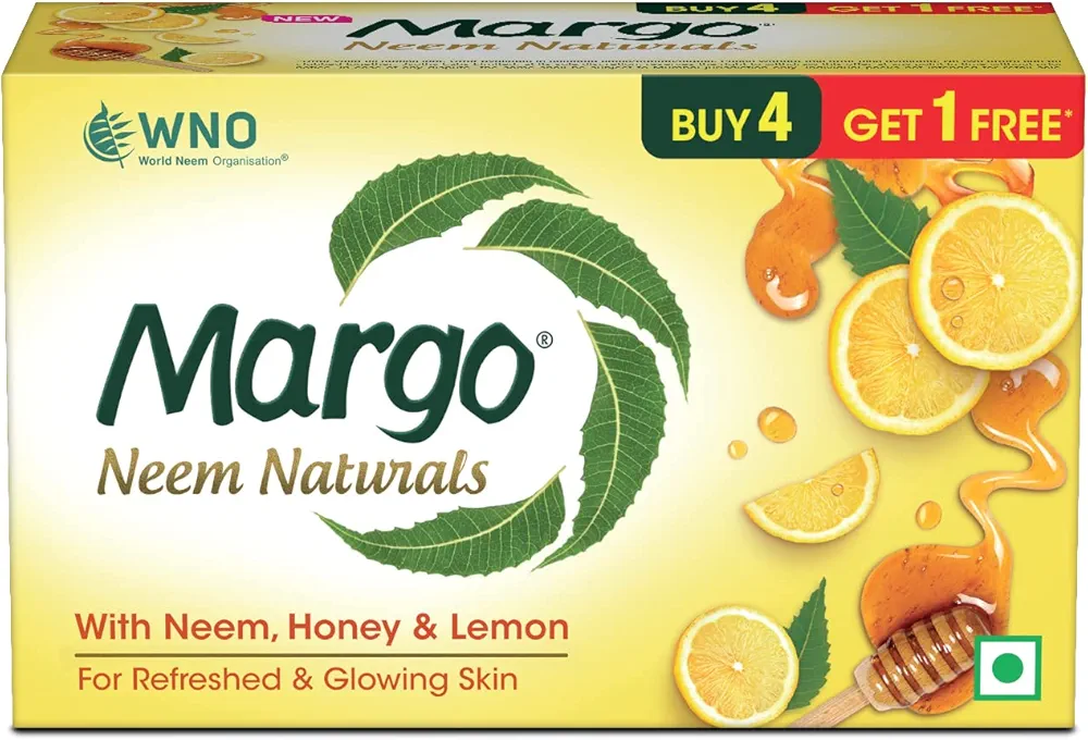 Margo Neem Naturals Soap | Enriched With Honey & Lemon | Soap for ...