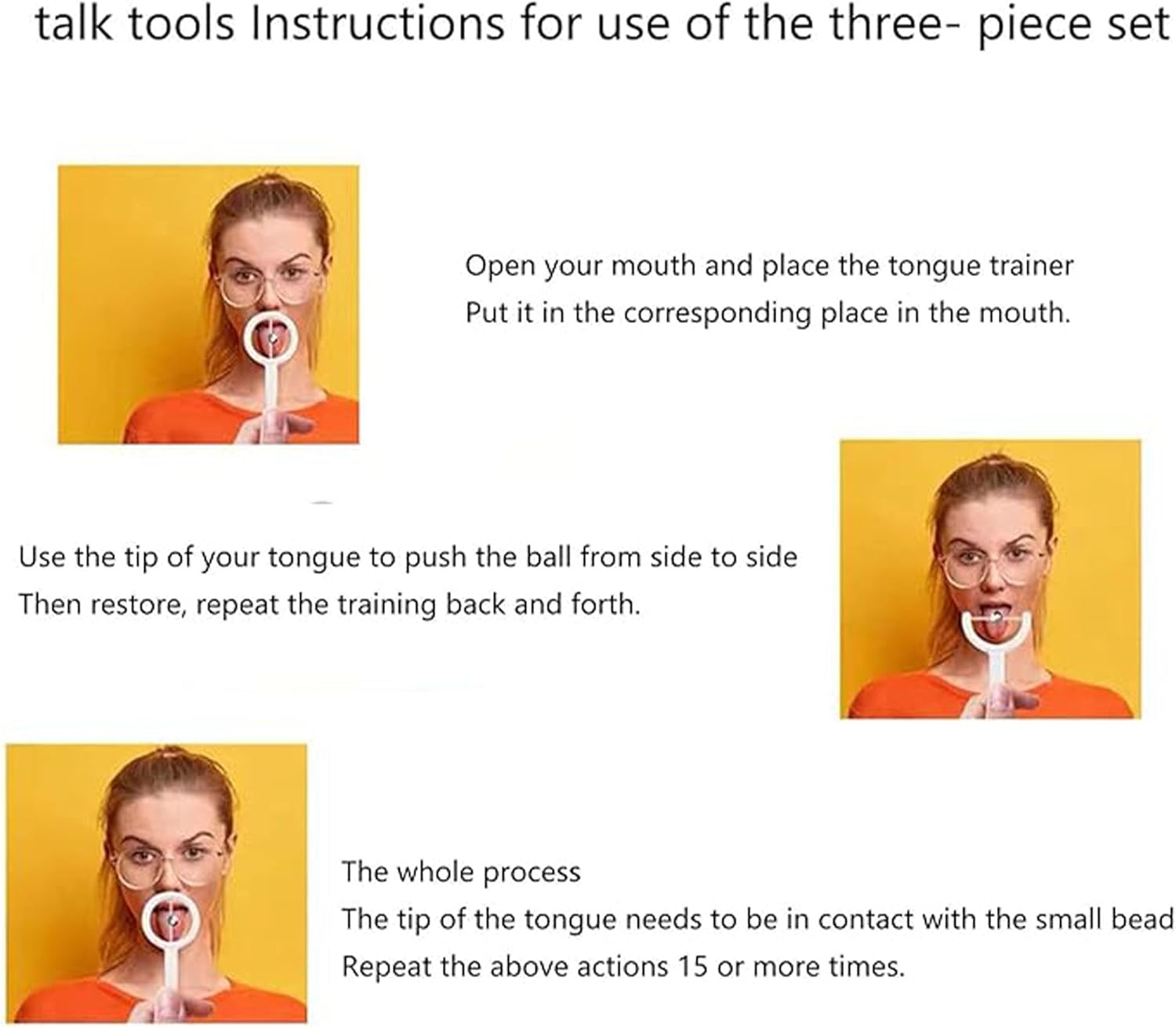 Tongue Trainer Tool, Tongue Tip Exercise Set, Oral Barbados | Ubuy