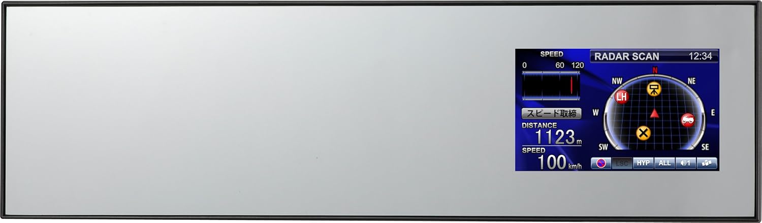 Amazon | コムテック(COMTEC)超高感度GPS内蔵ミラーレーダー探知機ZERO 9MS | レーダー探知機本体 | 車＆バイク