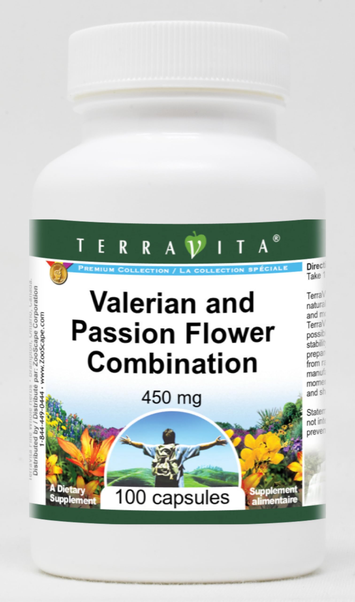 Amazon.com: Valerian and Passion Flower Combination - 450 mg (100 ...