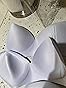 Amazon.com: 2piece White Bra Cup Chest Pads Sewing in Bra Cup Soft Foam ...