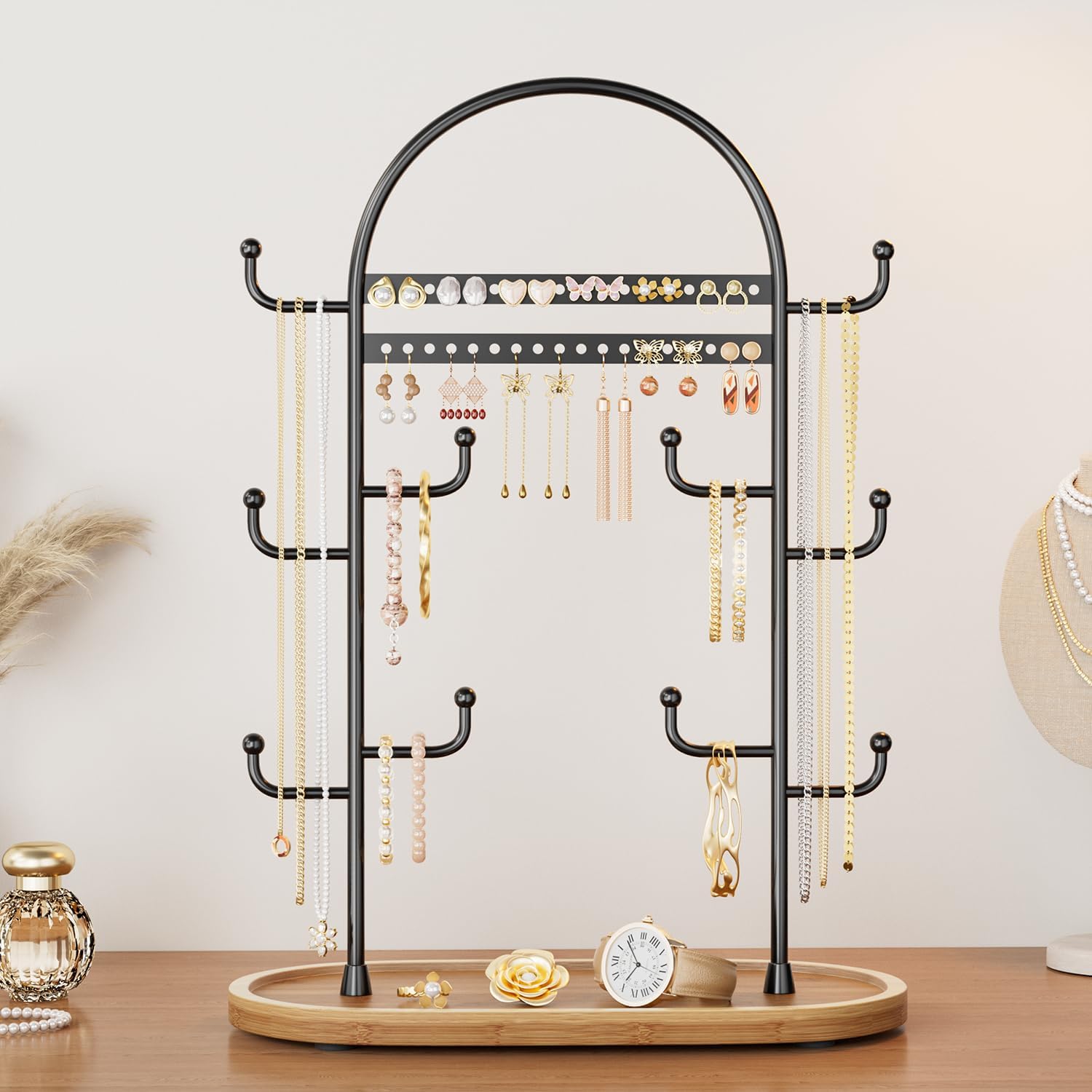 Amazon.com: bussdis Jewelry Holder Organizer Earring Display - Stands ...