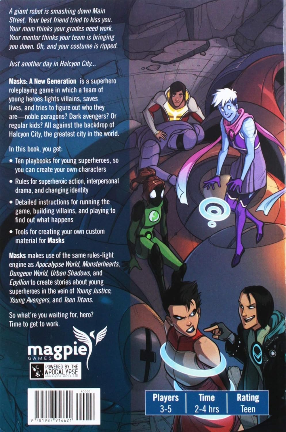 Snapklik.com : Masks: A New Generation Superhero Roleplaying Game Of ...