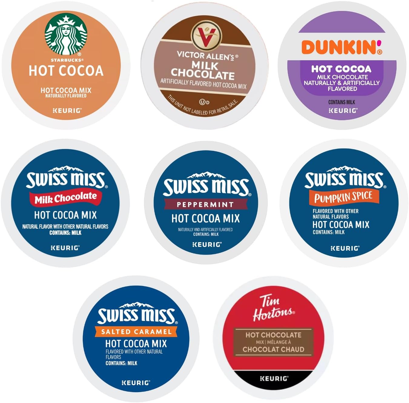 Amazon.com : Tootsie Roll Hot Cocoa Flavored Single Serve K Cups - 12 ...