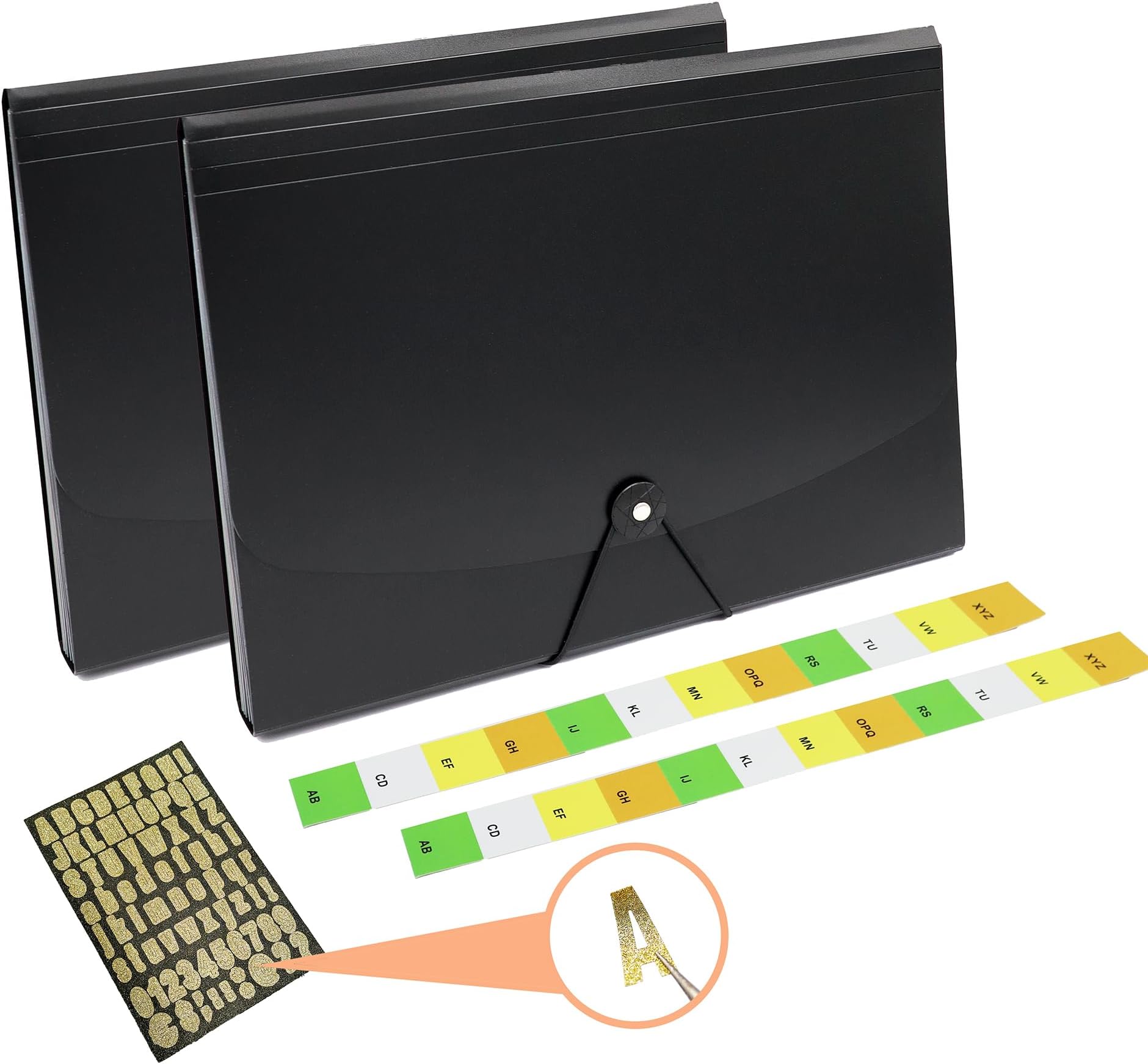 Amazon.com : Expanding File Folder, 13 Pockets File Folder Organizer ...