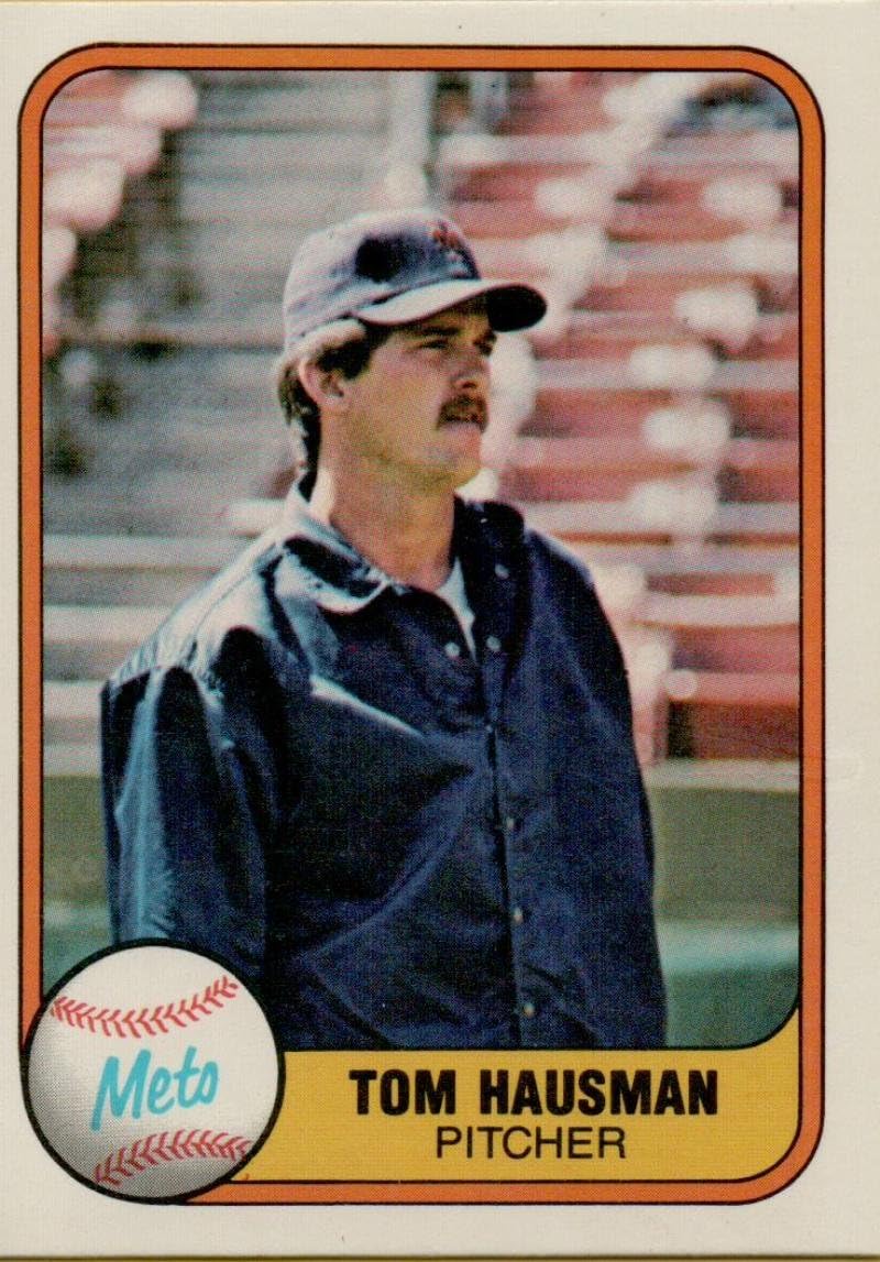 Amazon.com: 1981 Fleer Baseball #333 Tom Hausman New York Mets Official ...