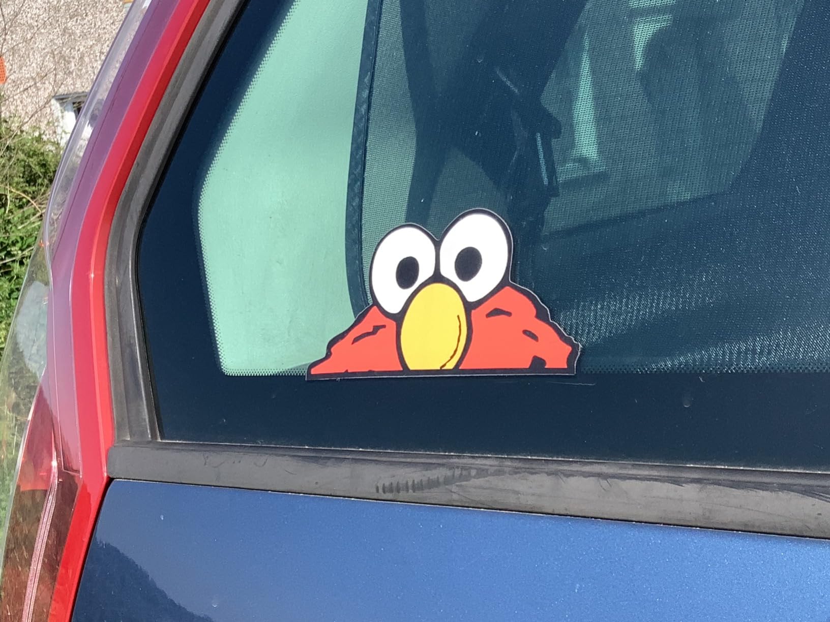USSP&S Elmo & Cookie Monster Sticker 150x70mm - Vinyl Decal, Muppets ...