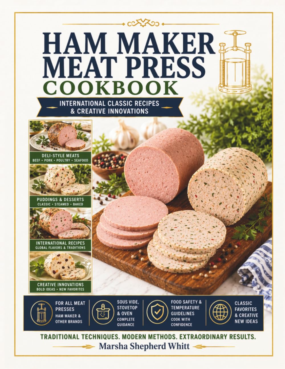 Ham Maker Meat Press Cookbook: International Classic Recipes & Creative ...