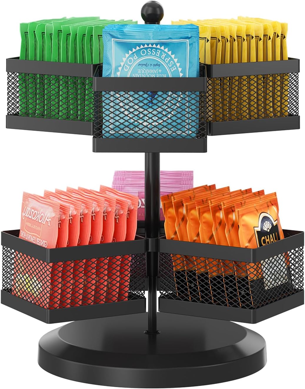 Amazon.com: iDavosic.ly 2 Tier Tea Bag Organizer, Packet Storage Holder ...