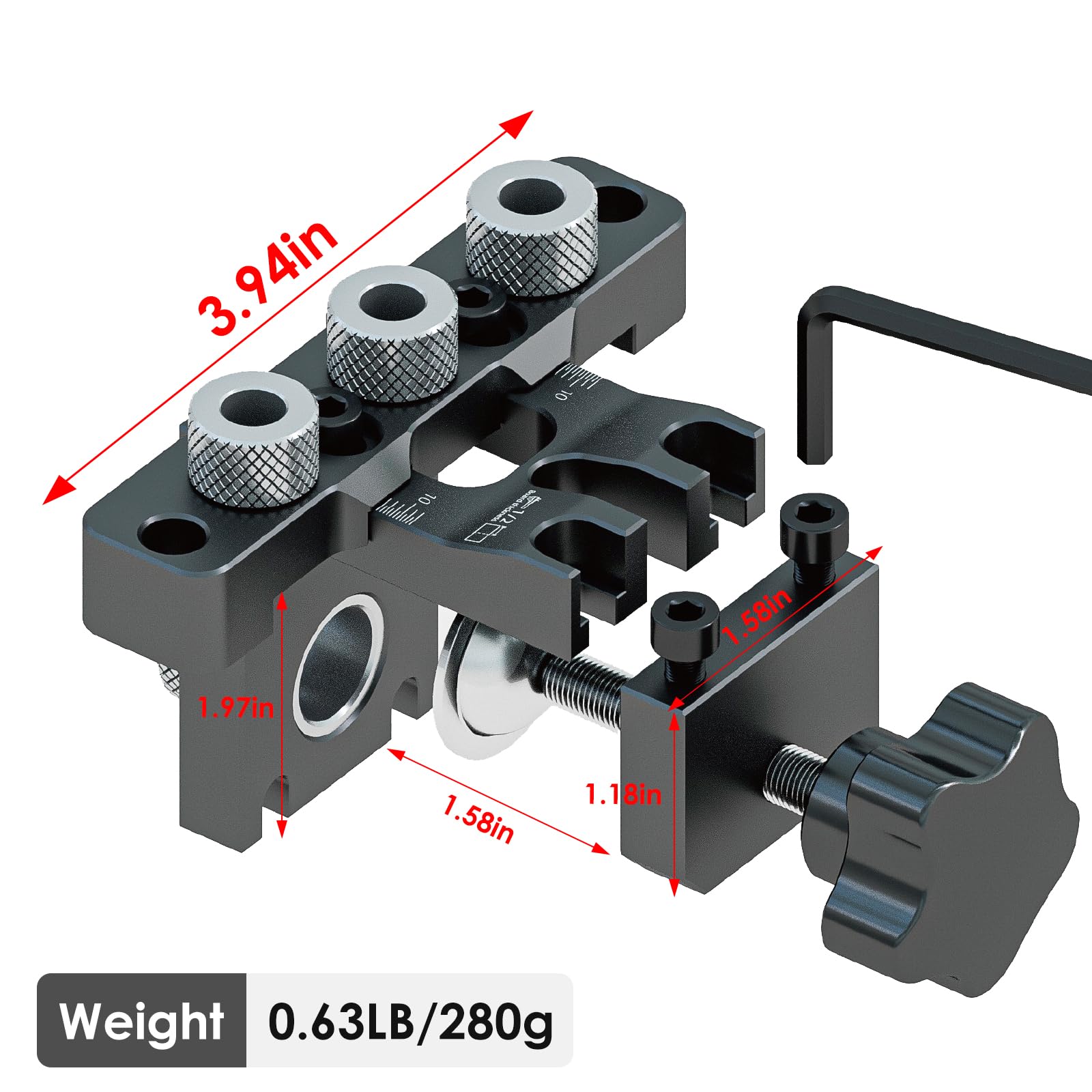 Snapklik.com : Self Centering Doweling Jig Kit - Dowel Jig Kit For ...