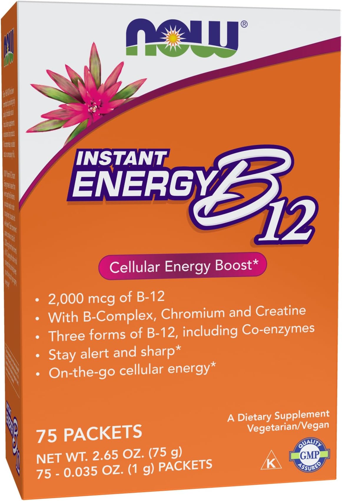 Amazon.com: NOW Foods Supplements, Instant Energy B-12 (2,000 mcg of B ...