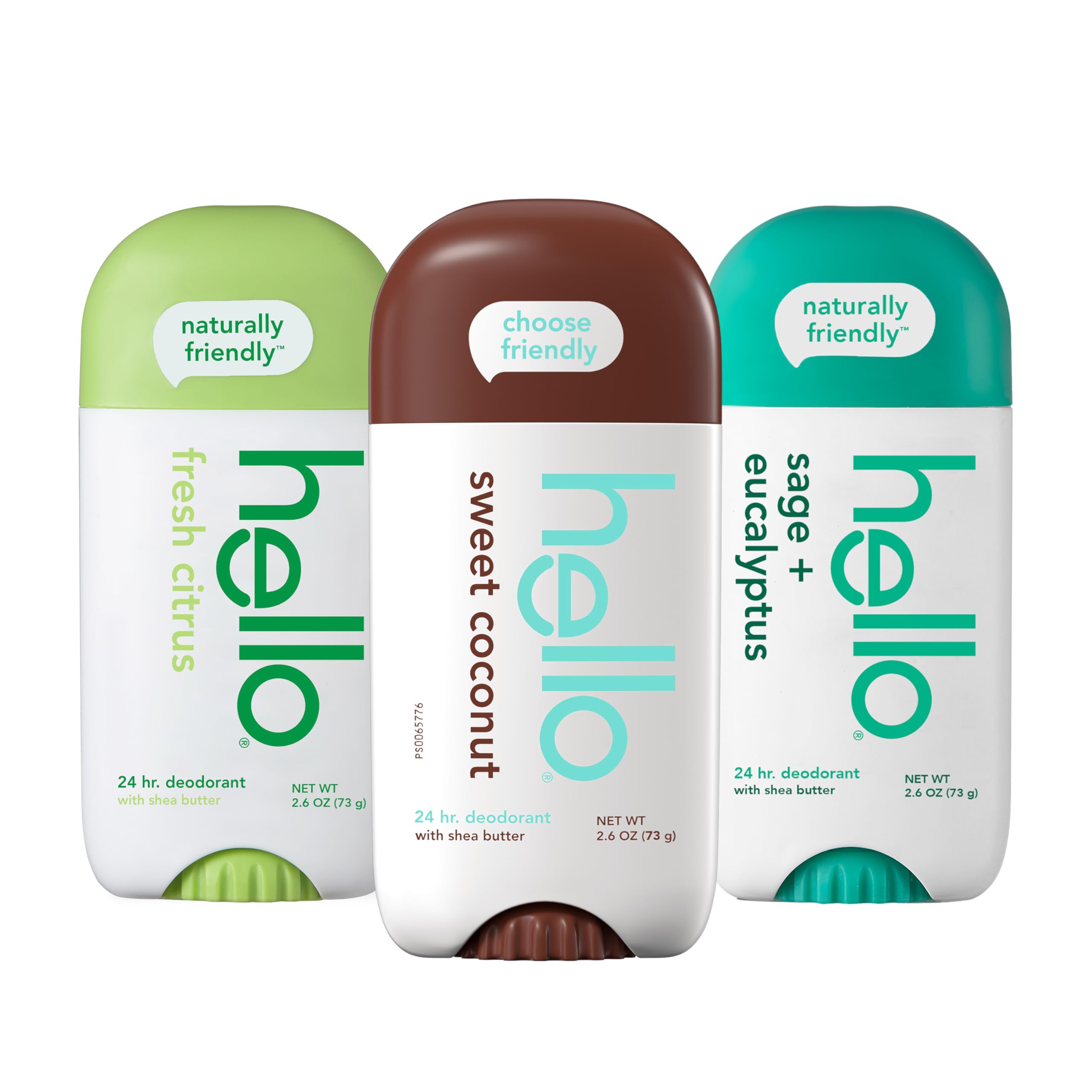 Amazon.com: hello Deodorant Variety Pack (Sweet Coconut, Fresh Citrus ...