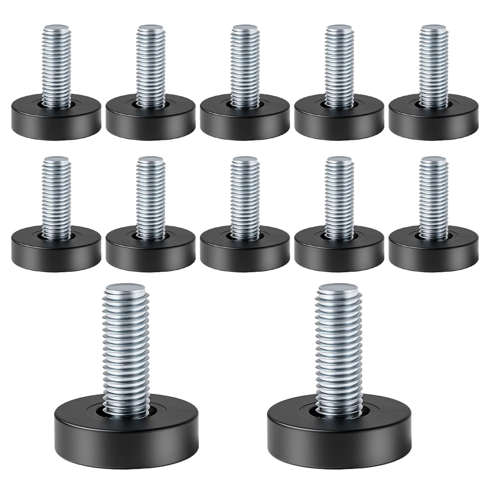 Snapklik.com : 1/4" Thread Leveling Feet, 12 PCS Furniture Levelers ...
