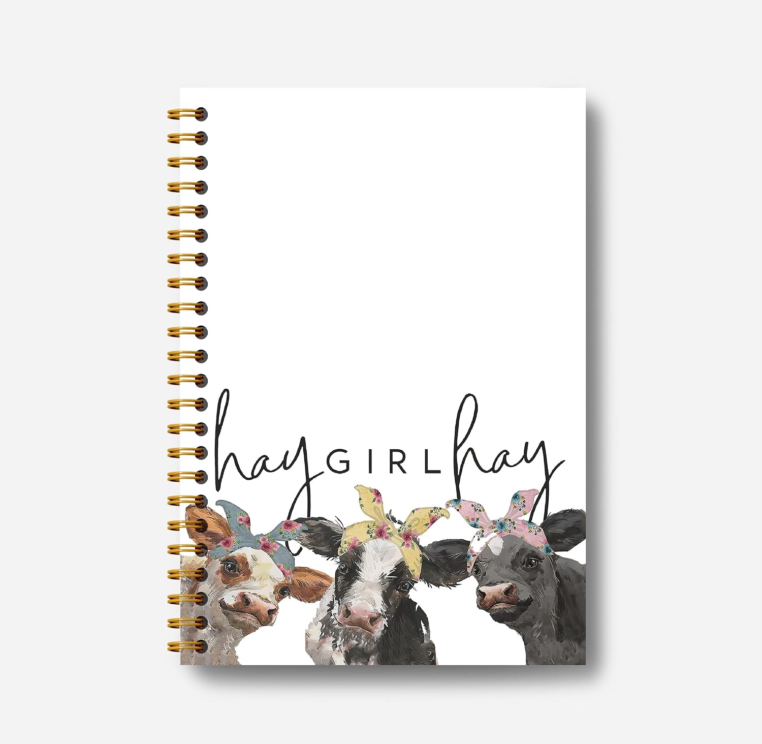 Amazon.com : Guymn Hay Girl Hay Cow Notebook Journal - Cow Gifts for ...