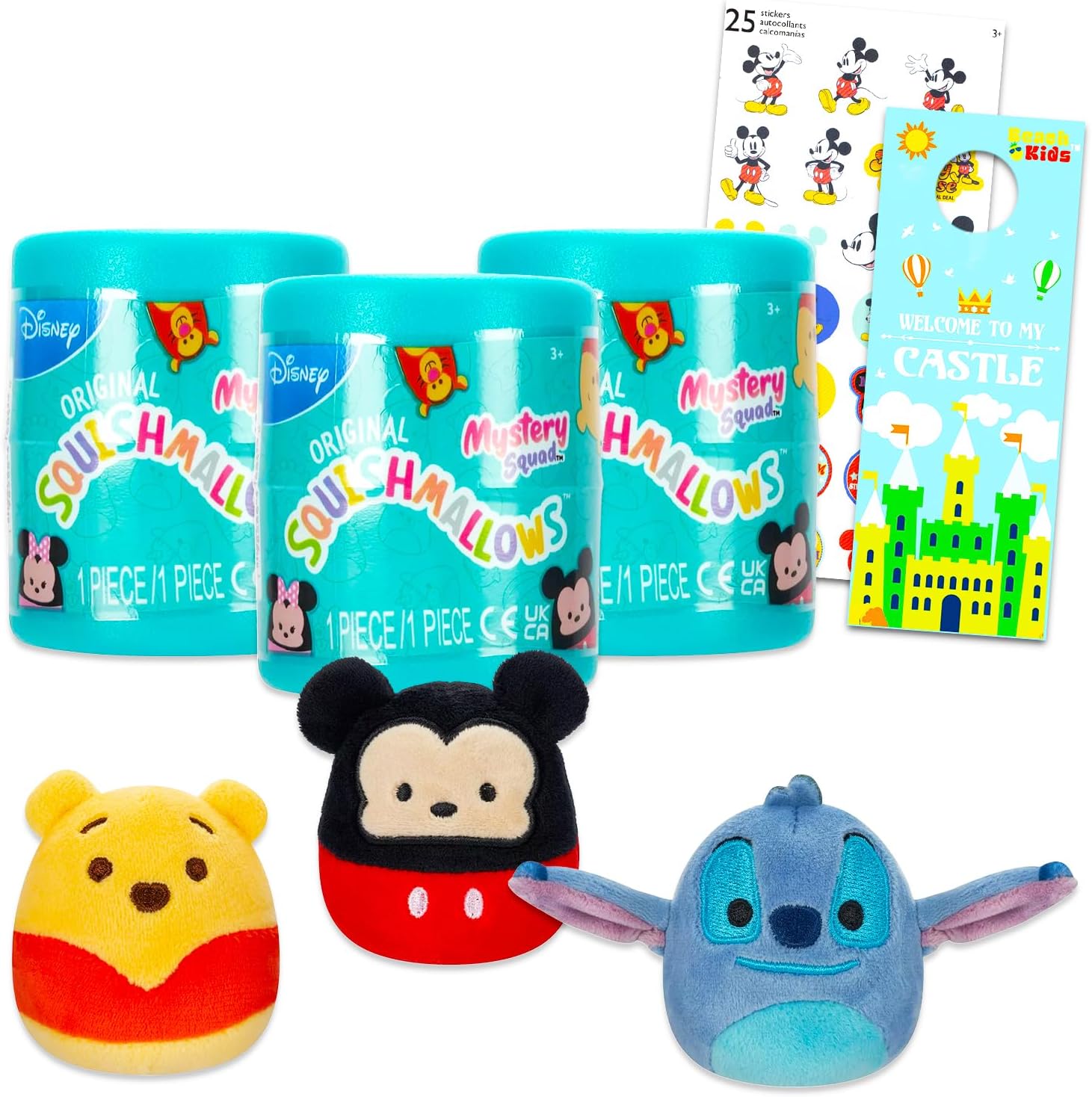 Amazon.com: Disney Micromallows Mystery Squad Set - Bundle with 3 ...