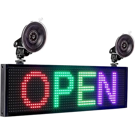 Amazon.com : Leadleds K1696B Blue LED Sign Board Display Text Images ...