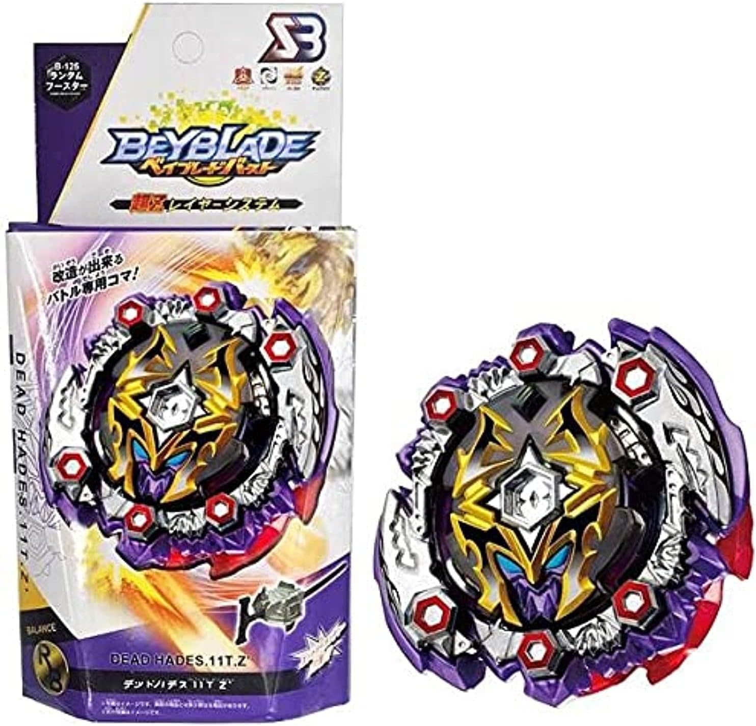 SB Beyblade Metal Fusion 4D with Launcher Spinning T Gyro B125: Buy ...