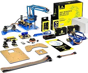 KEYESTUDIO Robot Arm 4-Axis Servo Control Rotation Programmable for ...