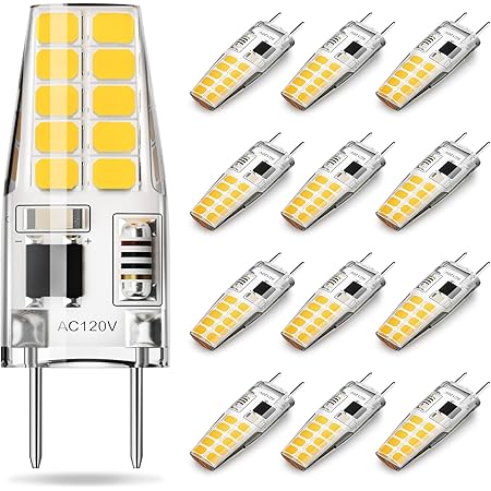 G8 LED Bulb Dimmable 3W Equivalent to G8 Halogen Bulb 20W-25W, T4 JCD ...