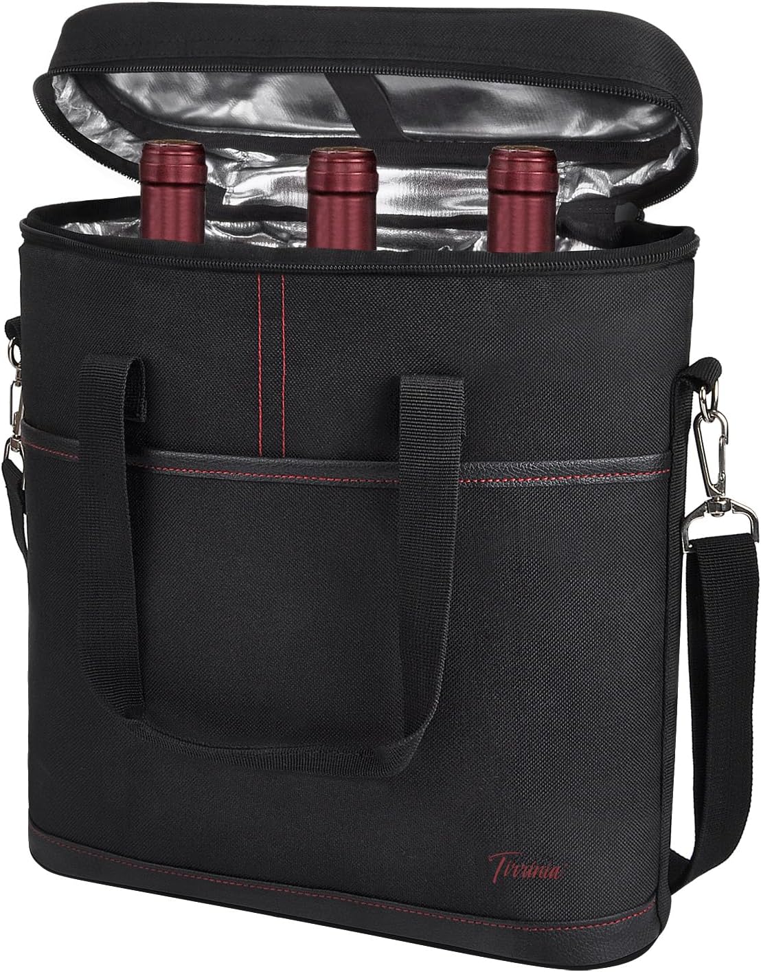 Amazon.com: 6 Bottle Wine Gift carrier - Insulated & Padded Wine ...