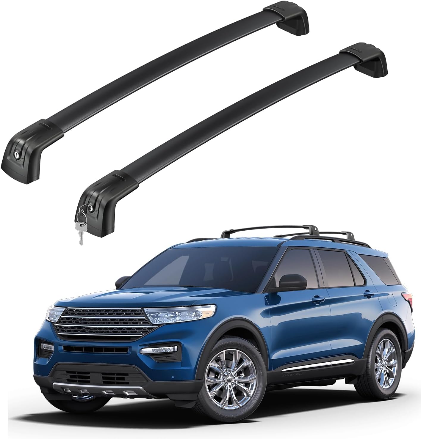 Amazon.com: HmmtyRack Car Roof Rack Cross Bars for Ford 2020-2024 ...