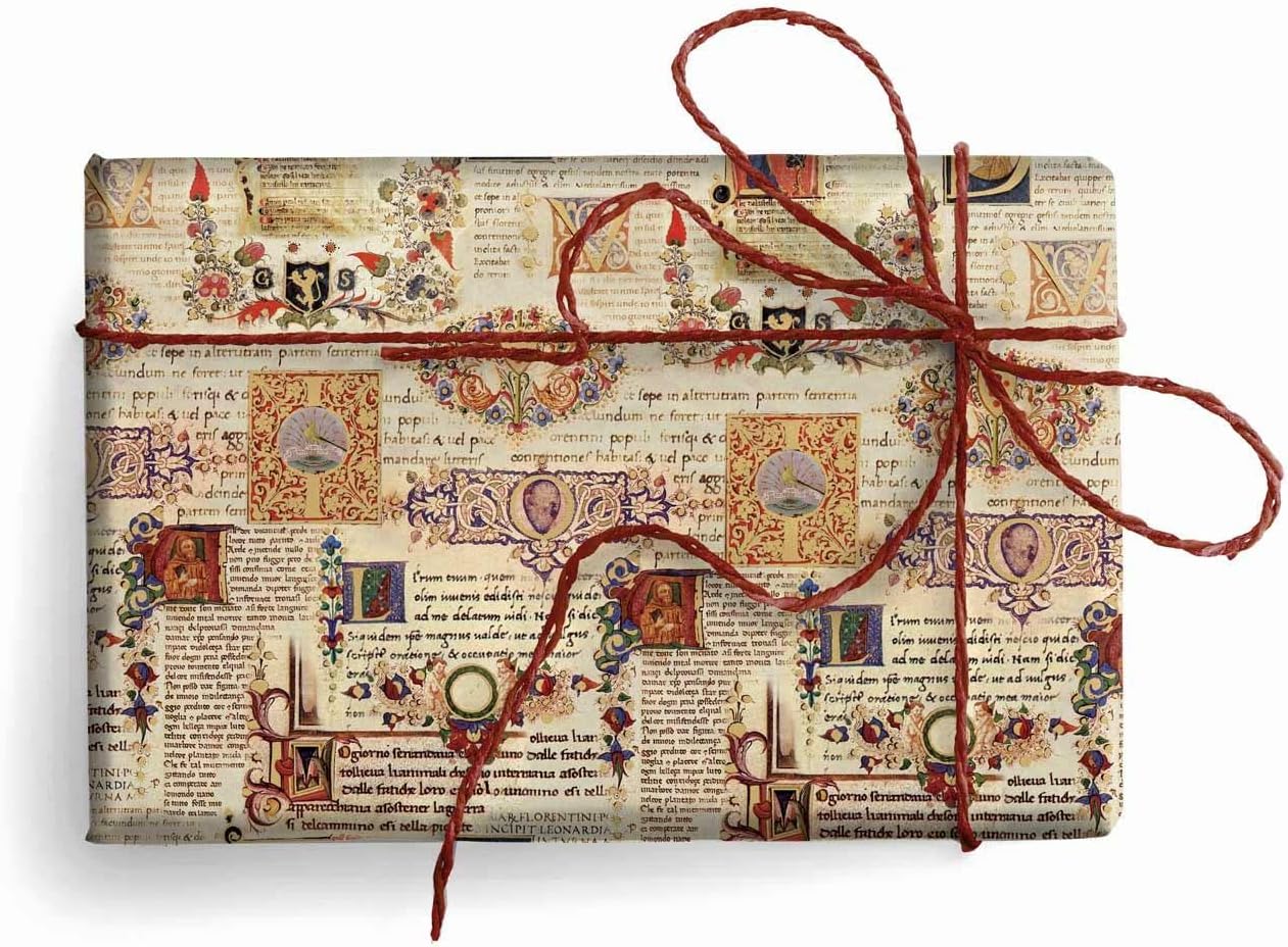 Amazon.com: Kartos Scriptorium Italian Wrapping Paper, Folded : Health ...