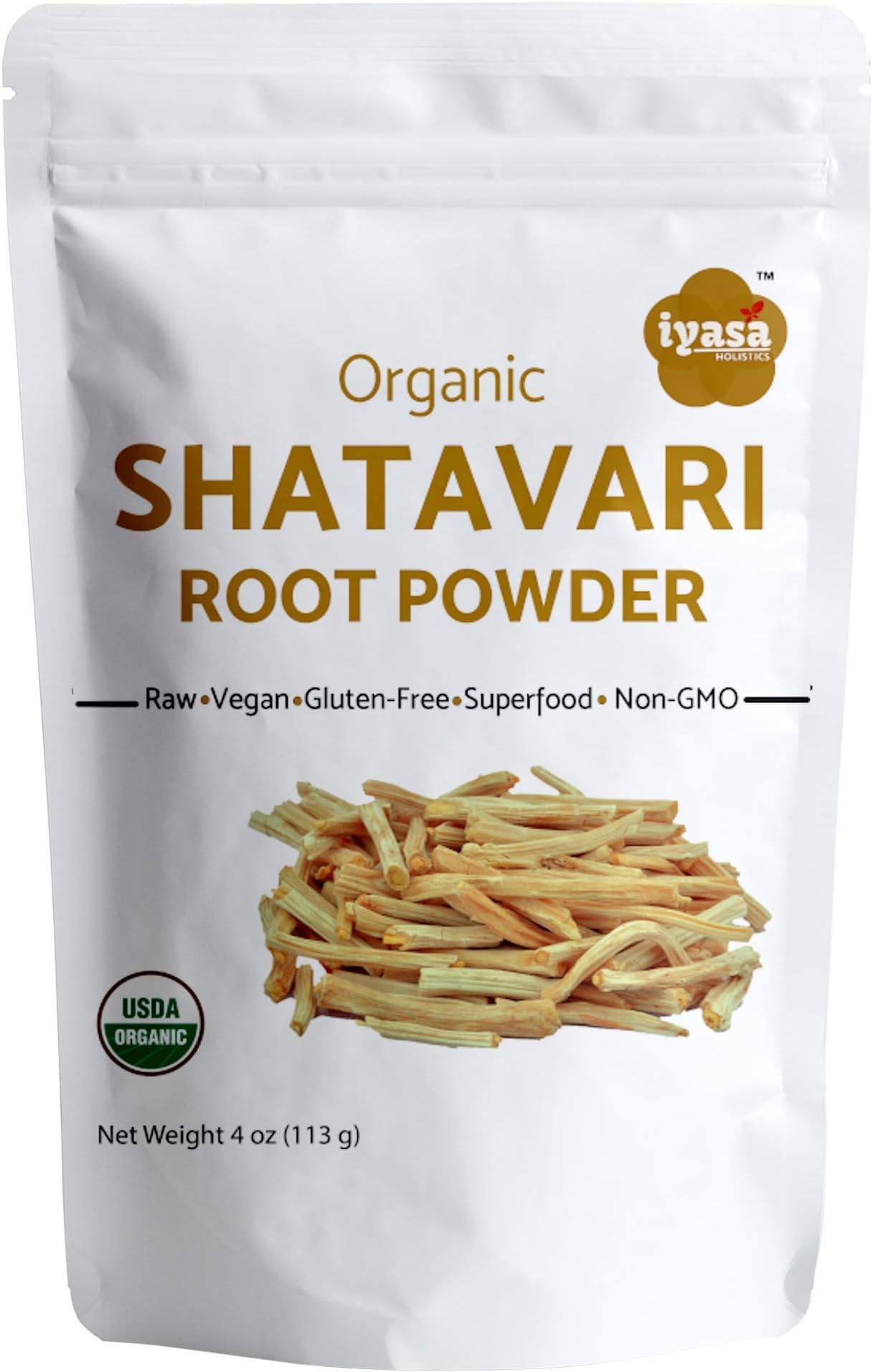 Amazon.com: Iyasa Holistics Organic Shatavari Root Powder, Asparagus ...