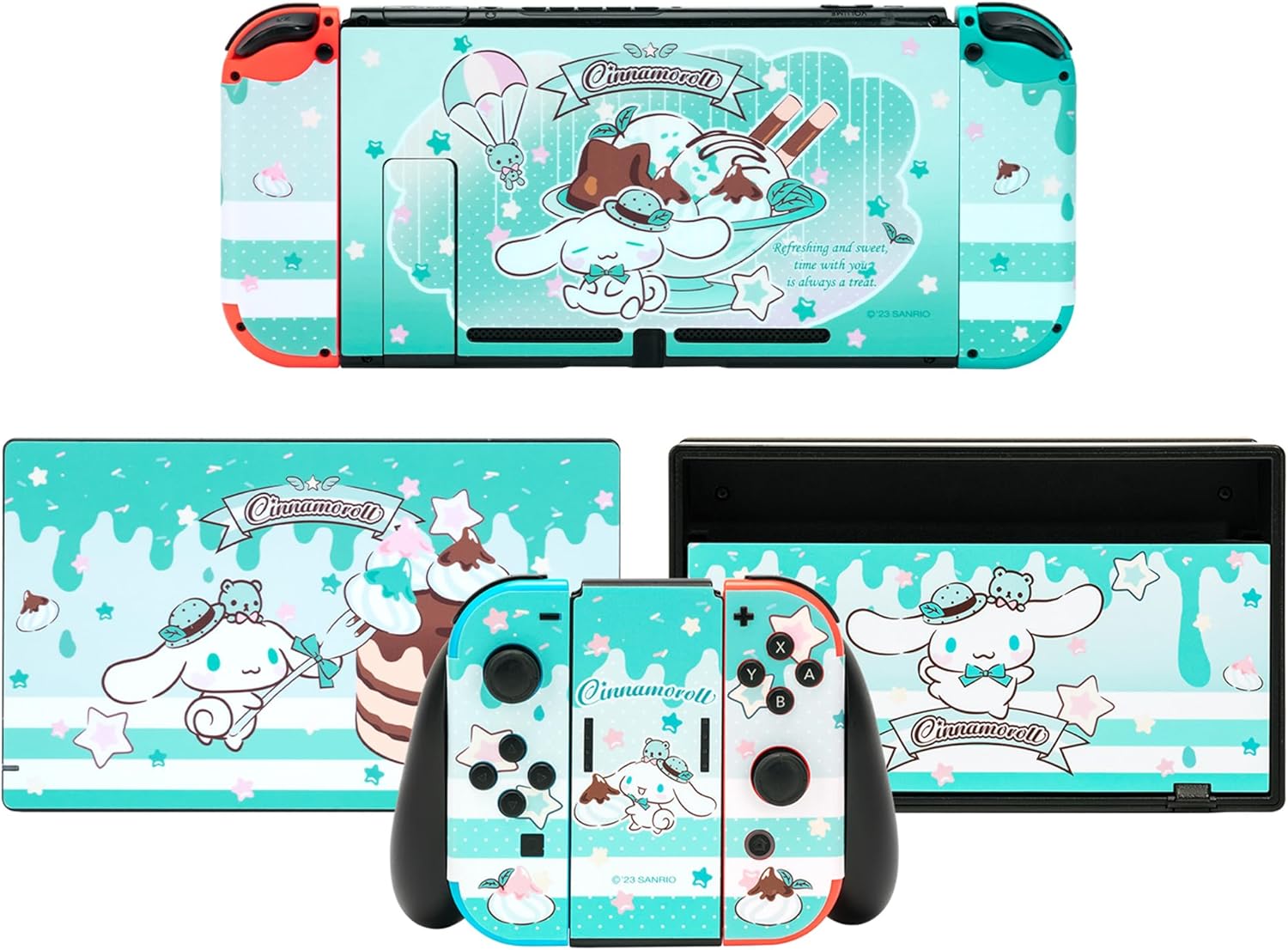Amazon.com: Yocore Full Wrap Skin for Switch Protector Vinyl Skin Cover ...