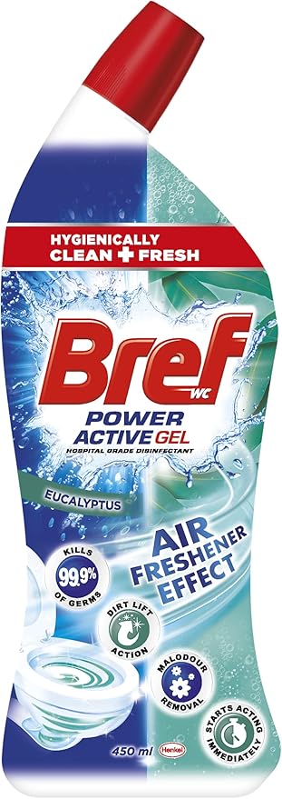 Bref Power Active Eucalyptus with Air Freshener Effect; Liquid Toilet ...