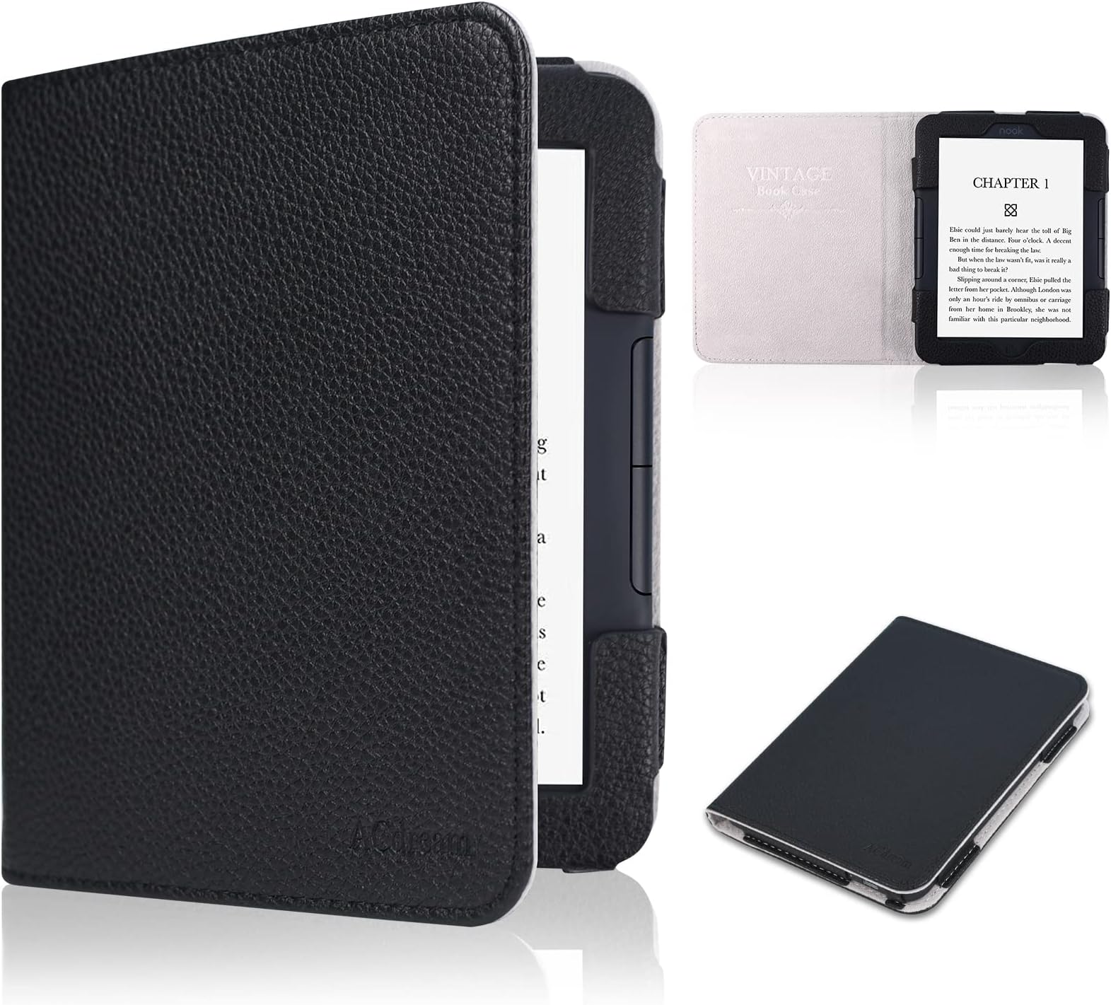 Amazon.com: Leslied Leather Case for Barnes and Noble Nook Simple Touch ...