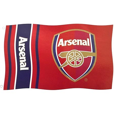Amazon.com: Arsenal FC Flag CC - Approx. 3' x 5' Large Team Crest ...