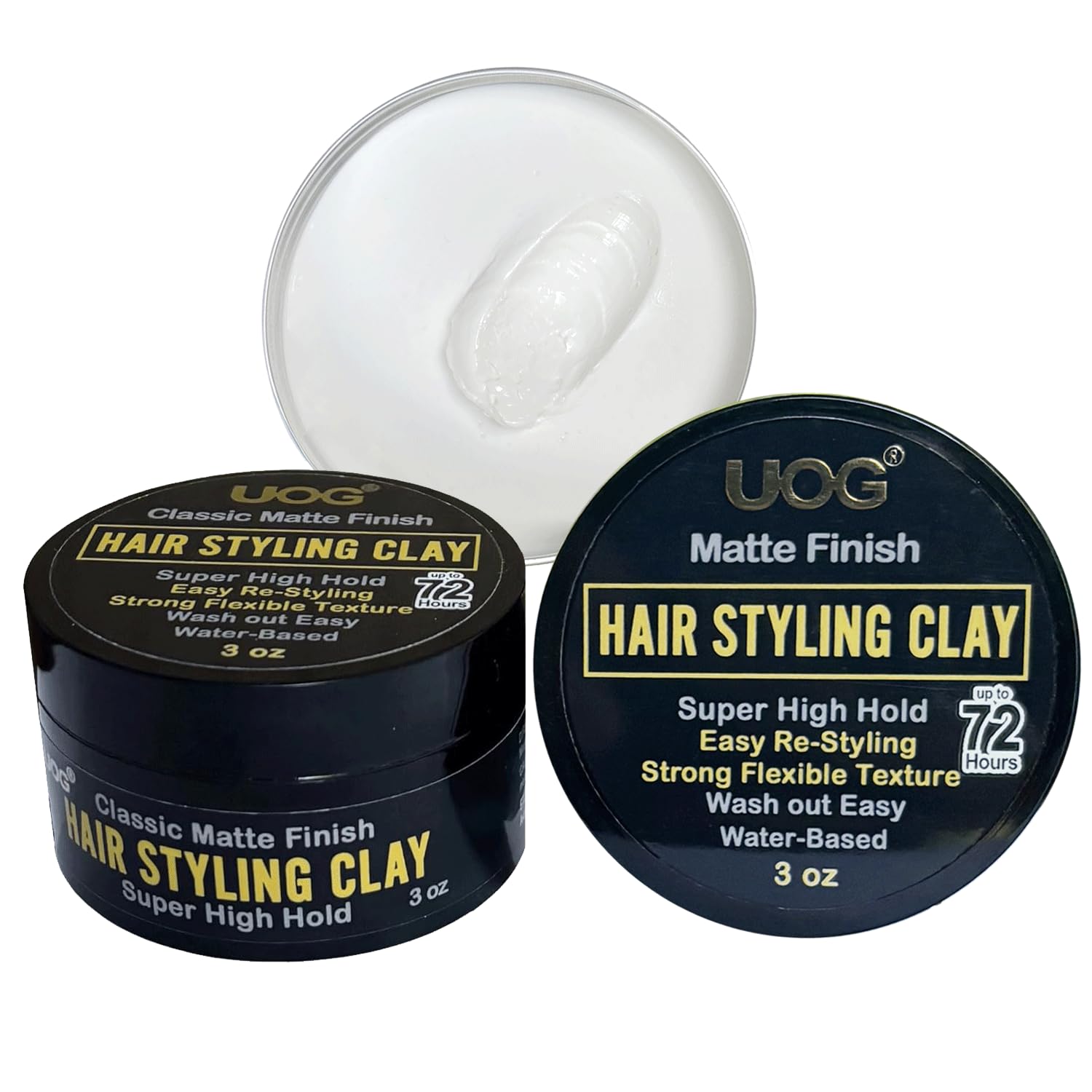 Amazon.com: UOG (United One Hair Styling Clay – High Hold, Matte Finish ...