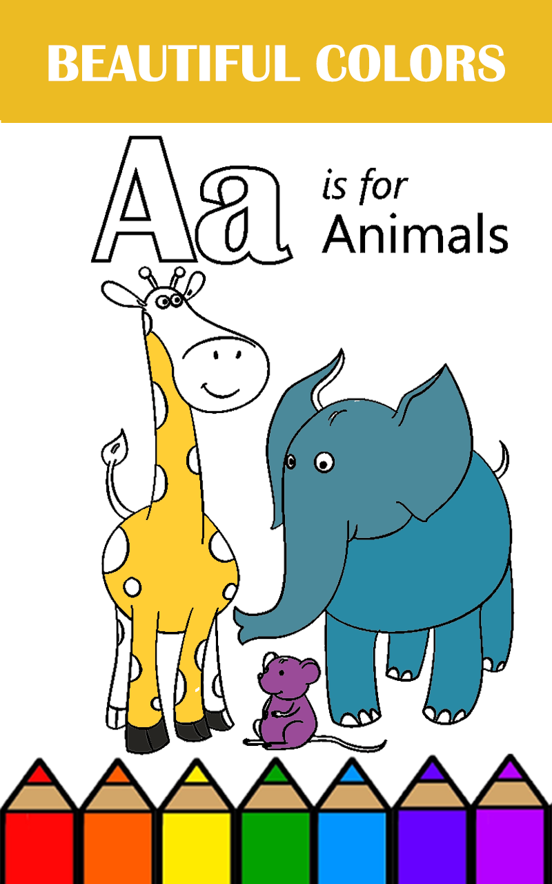 Coloring Book ABC for kids - App on Amazon Appstore