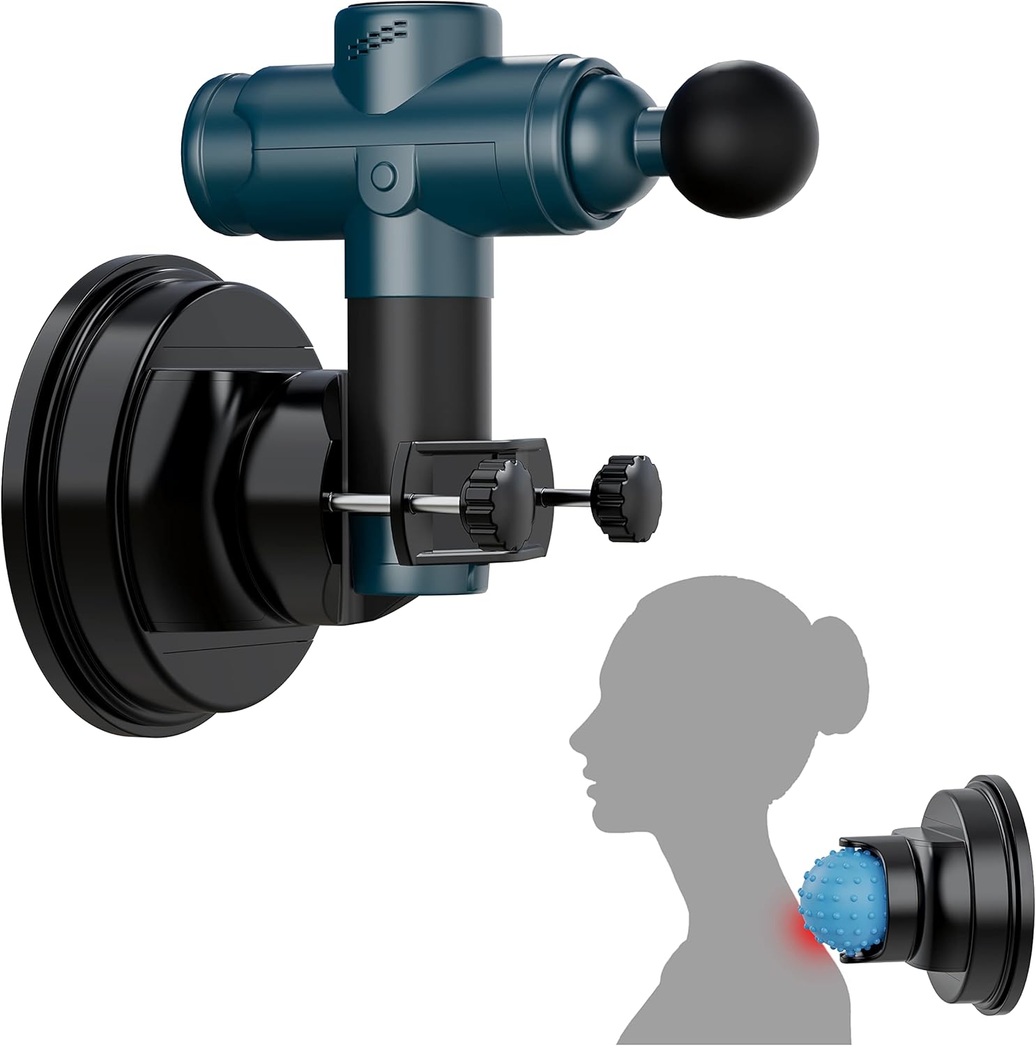 Amazon.com: NXCYLW Massage Gun Holder,Trigger Point Massage Ball Roller ...