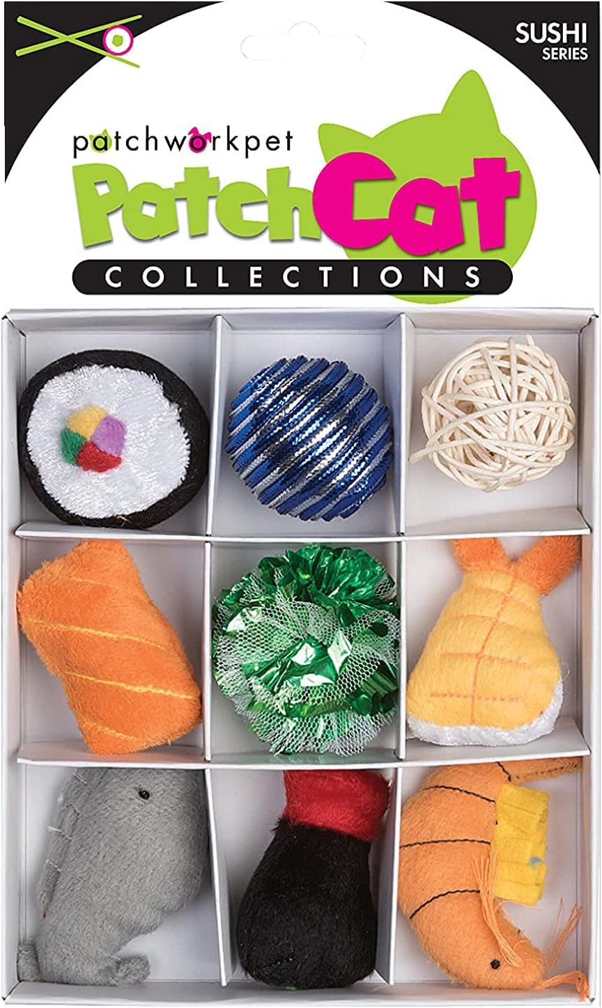 Amazon.com : Patchwork Pet Sushi Box, 7" : Pet Supplies