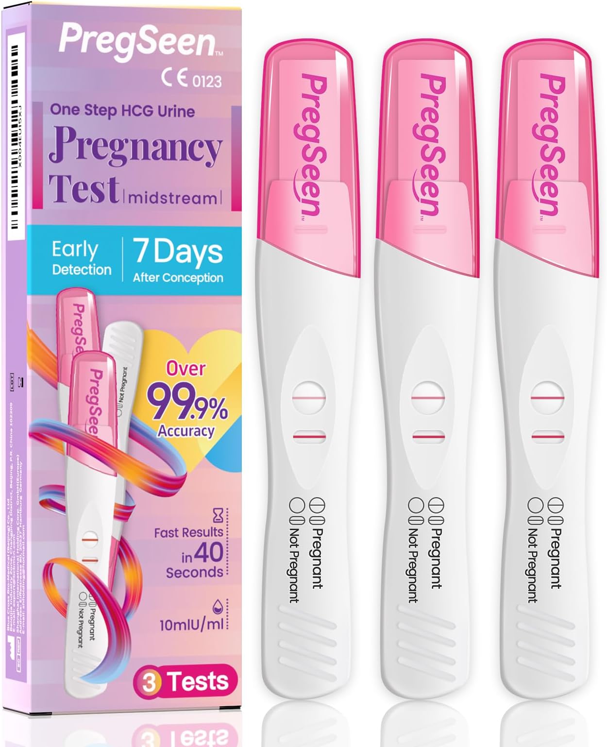 Amazon.com: HealCare Pregnancy Test Early Test Ultra Sensitive Early ...