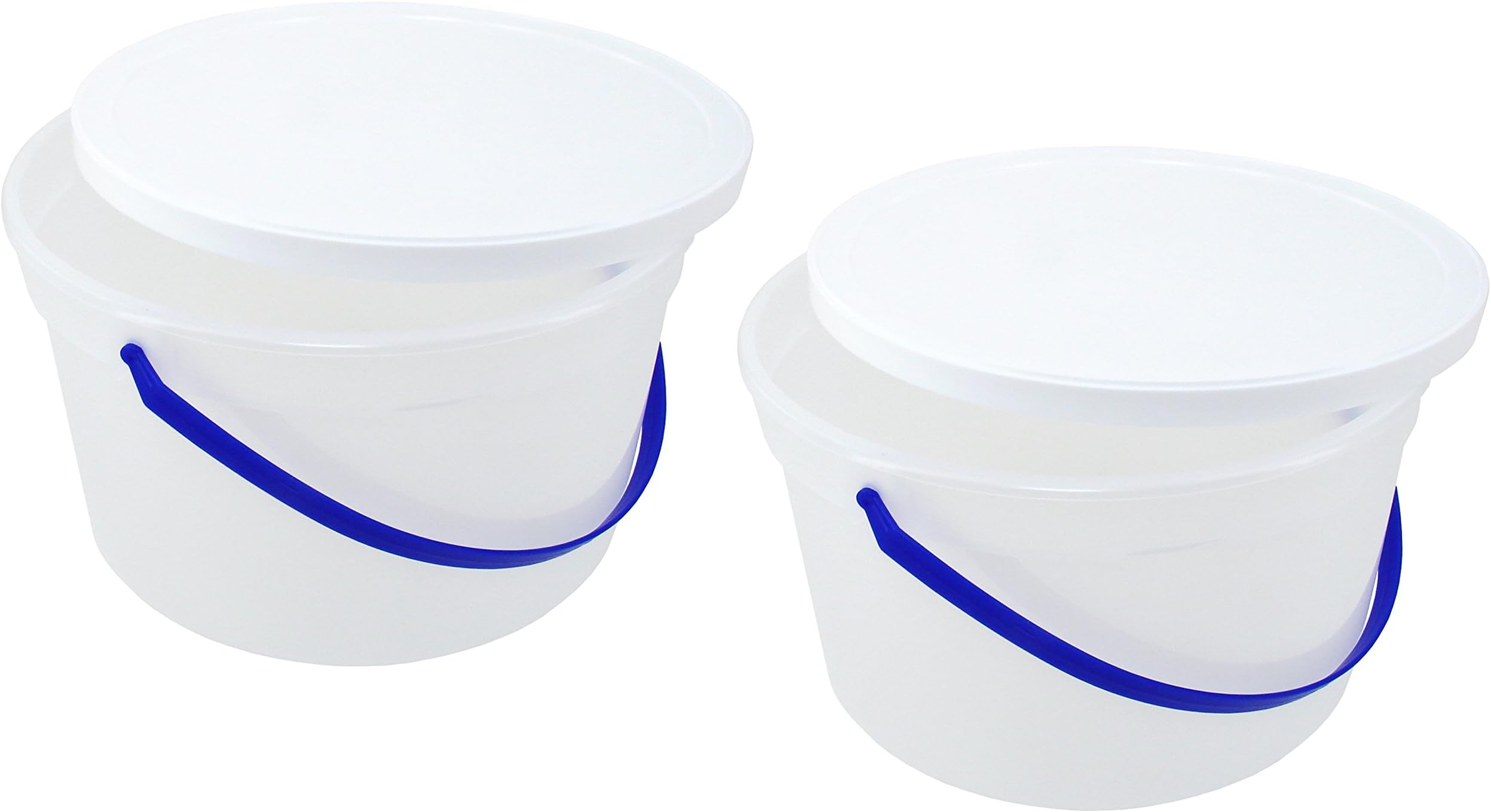 Amazon.com: 12 Pcs 1 Gallon Ice Cream Buckets with Lids 135 oz Round ...