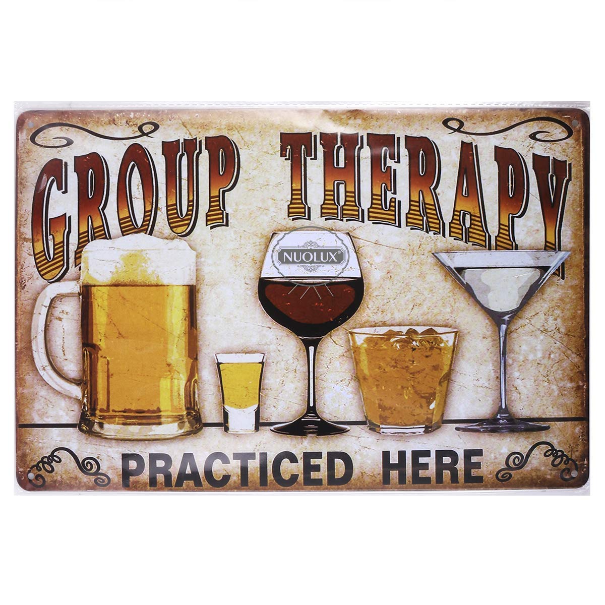 Buy GO-UPP Metal Tin Plaque Sign for Cafe Bar Pub Club Wall Decor Art ...