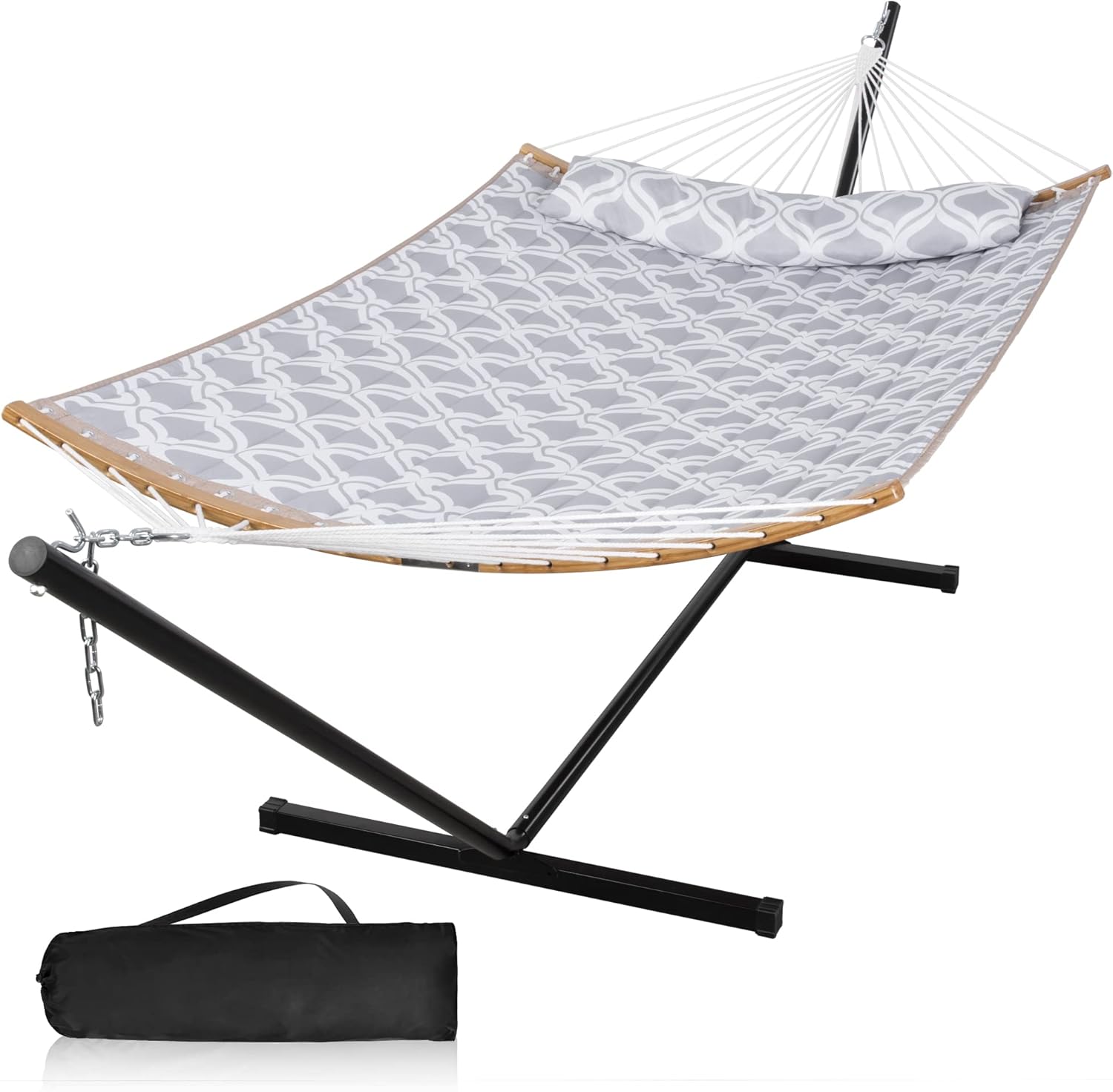 Amazon.com : Mansion Home Large Hammock with 12FT Steel Stand ...