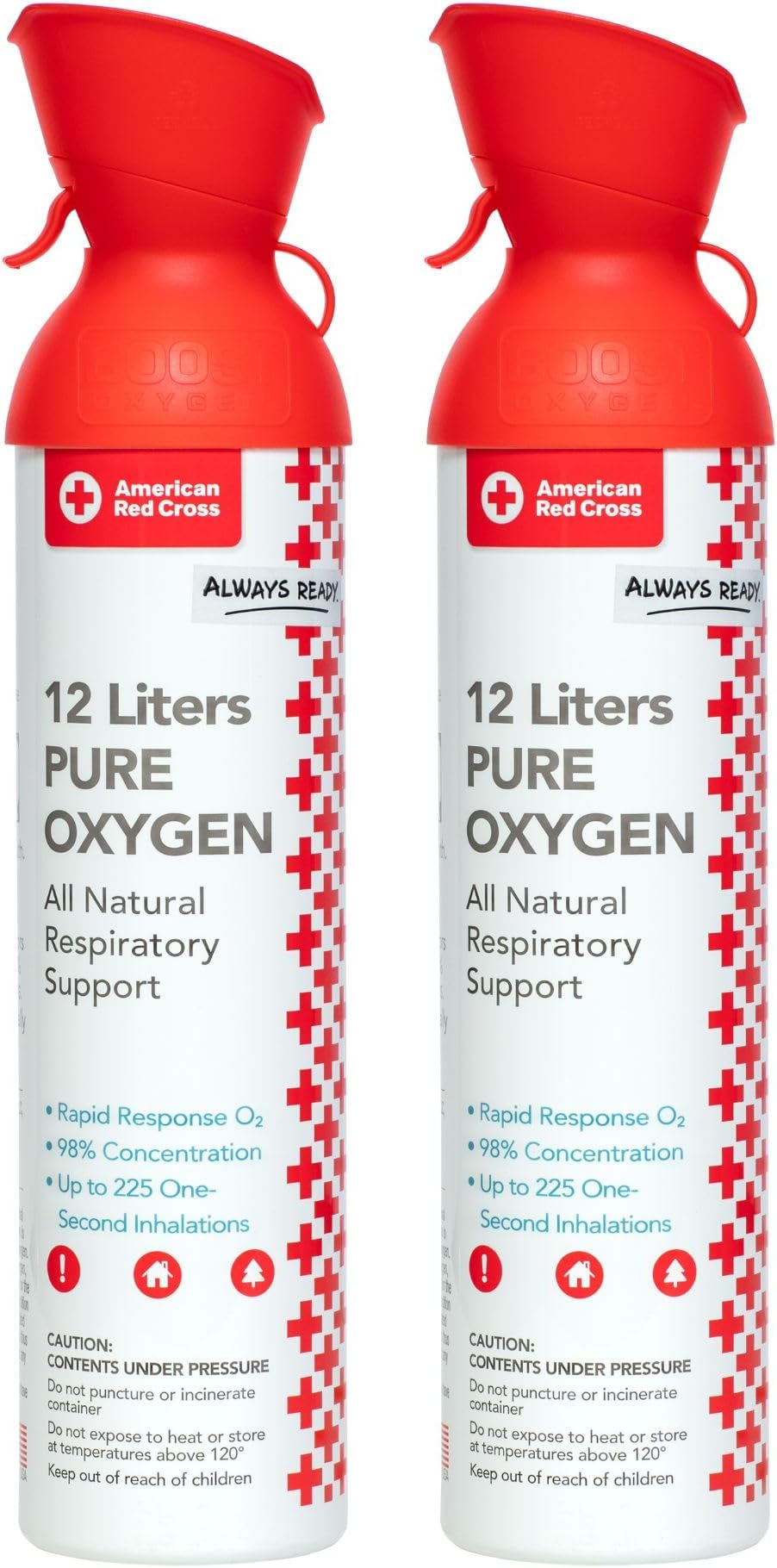 Amazon.com: American Red Cross + Boost Oxygen | Extra Large 12L ...