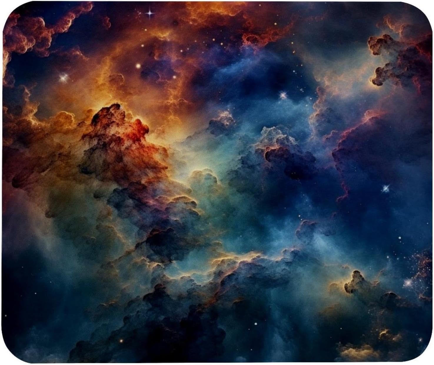 Amazon.com: Stars Nebula Mouse Pad, Rubber Base Computer Mouse Pads for ...