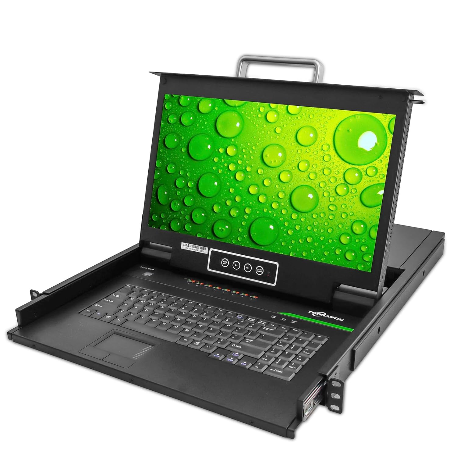 Amazon.com: 8 Port HDMI KVM Rack Console w/Full HD 17.3'' LCD Monitor ...