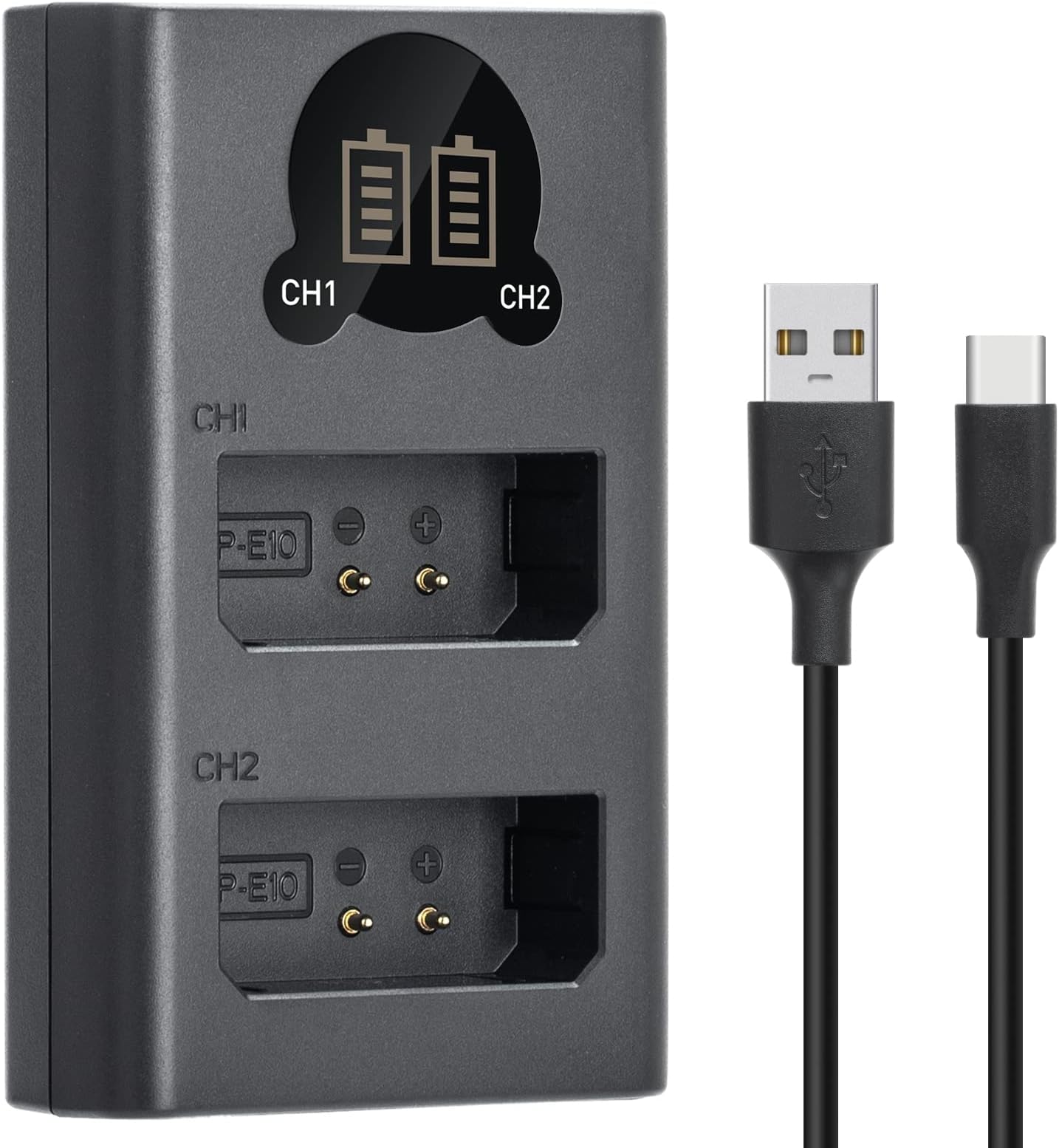 Tengdaxing LP-E10 Battery Charger Compatible with Canon EOS Rebel T3 ...