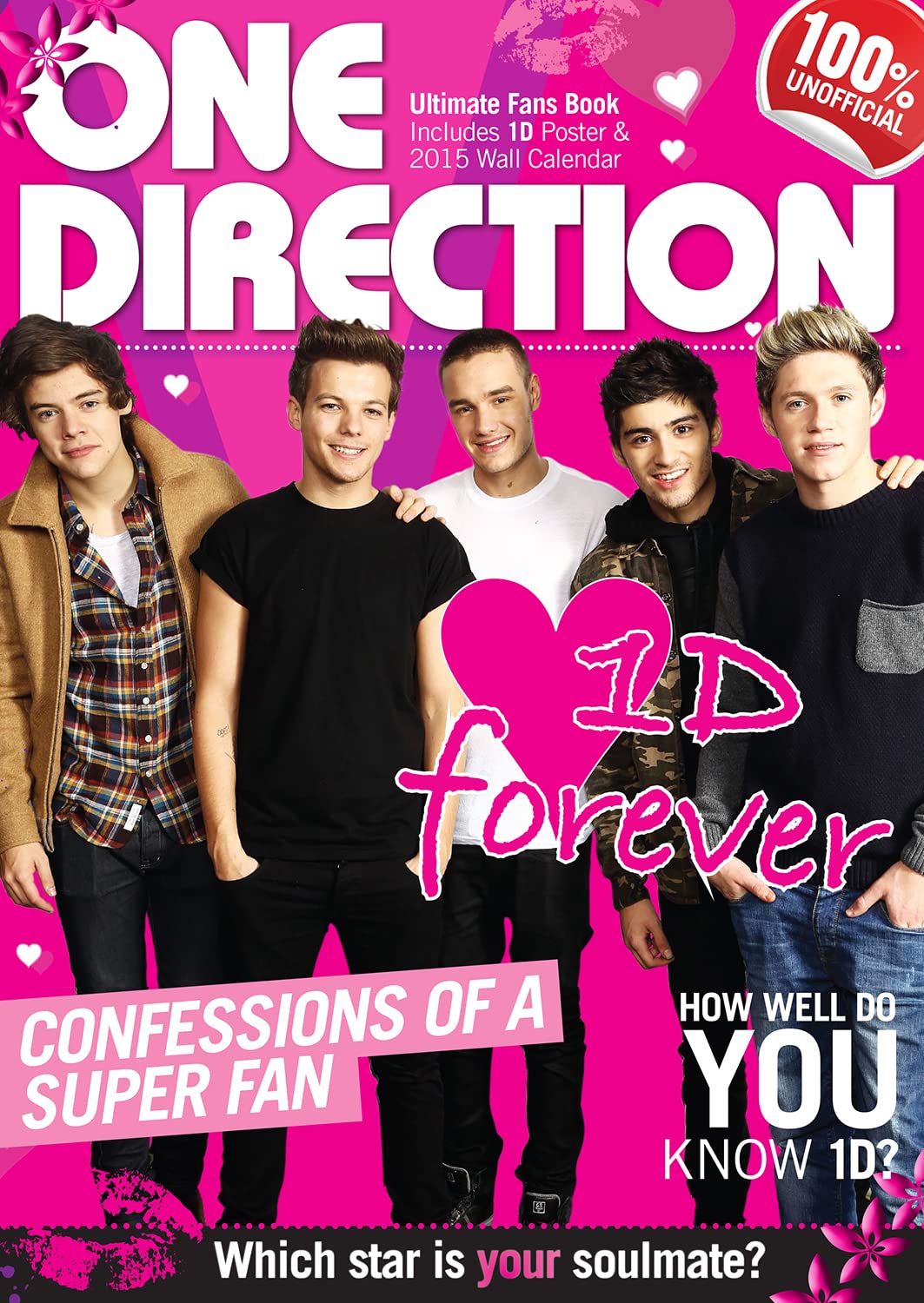 100% Unofficial One Direction - Ultimate Fan's Book | Amazon.com.br